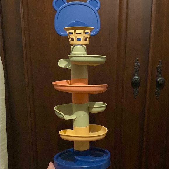 Toys | Colorful Kids Toy Spiral Ball Drop Tower | Poshmark